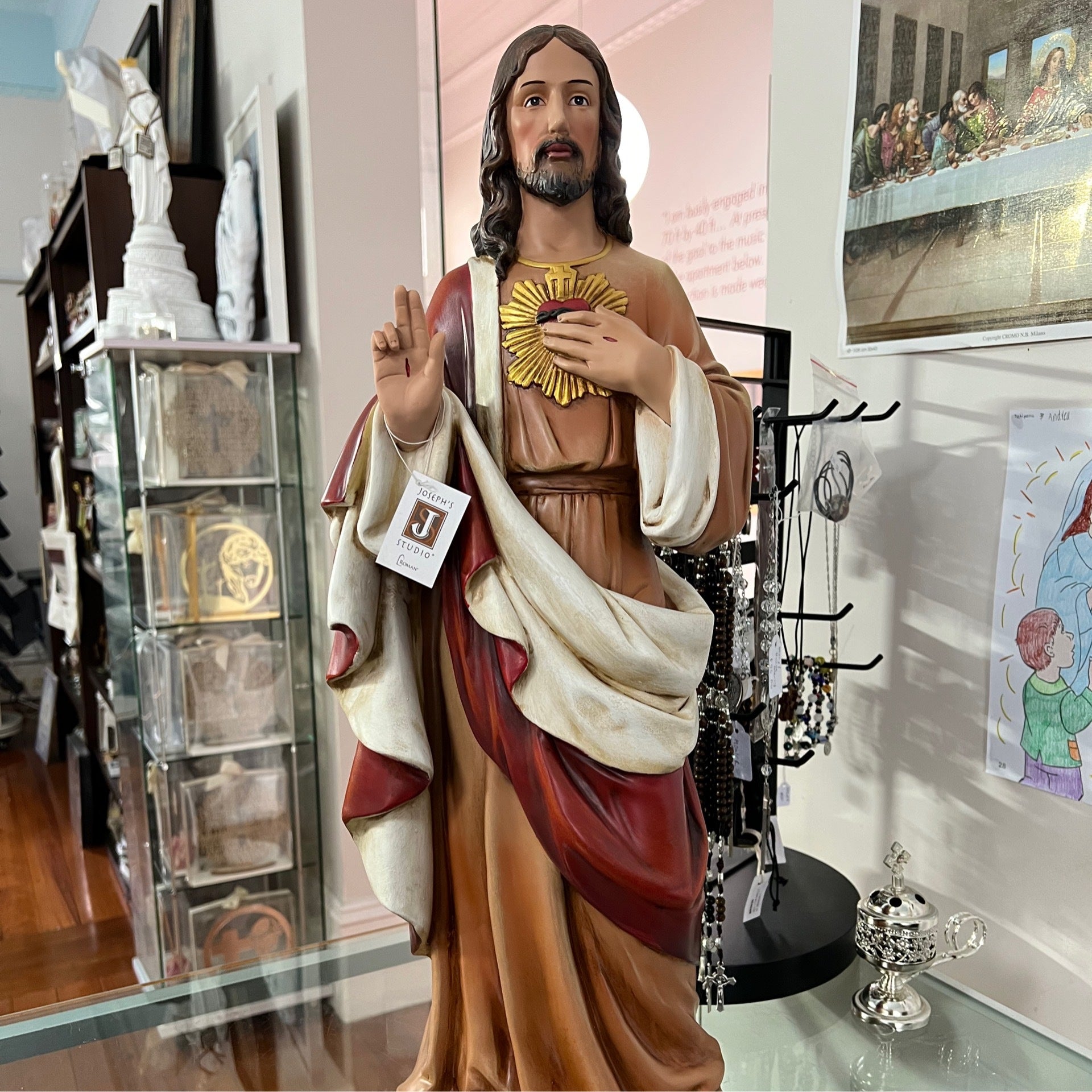 JS Sacred Heart of Jesus Statue Various Sizes | St Patrick's Gift Shop
